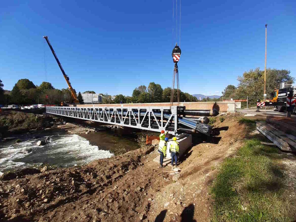 VENARIA REALE – Proseguono i lavori per il nuovo ponte Castellamonte