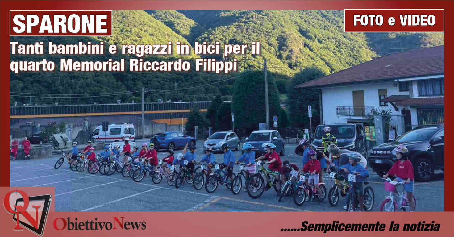 SPARONE – Tanti bambini e ragazzi in bici per il 4° Memorial Riccardo ...