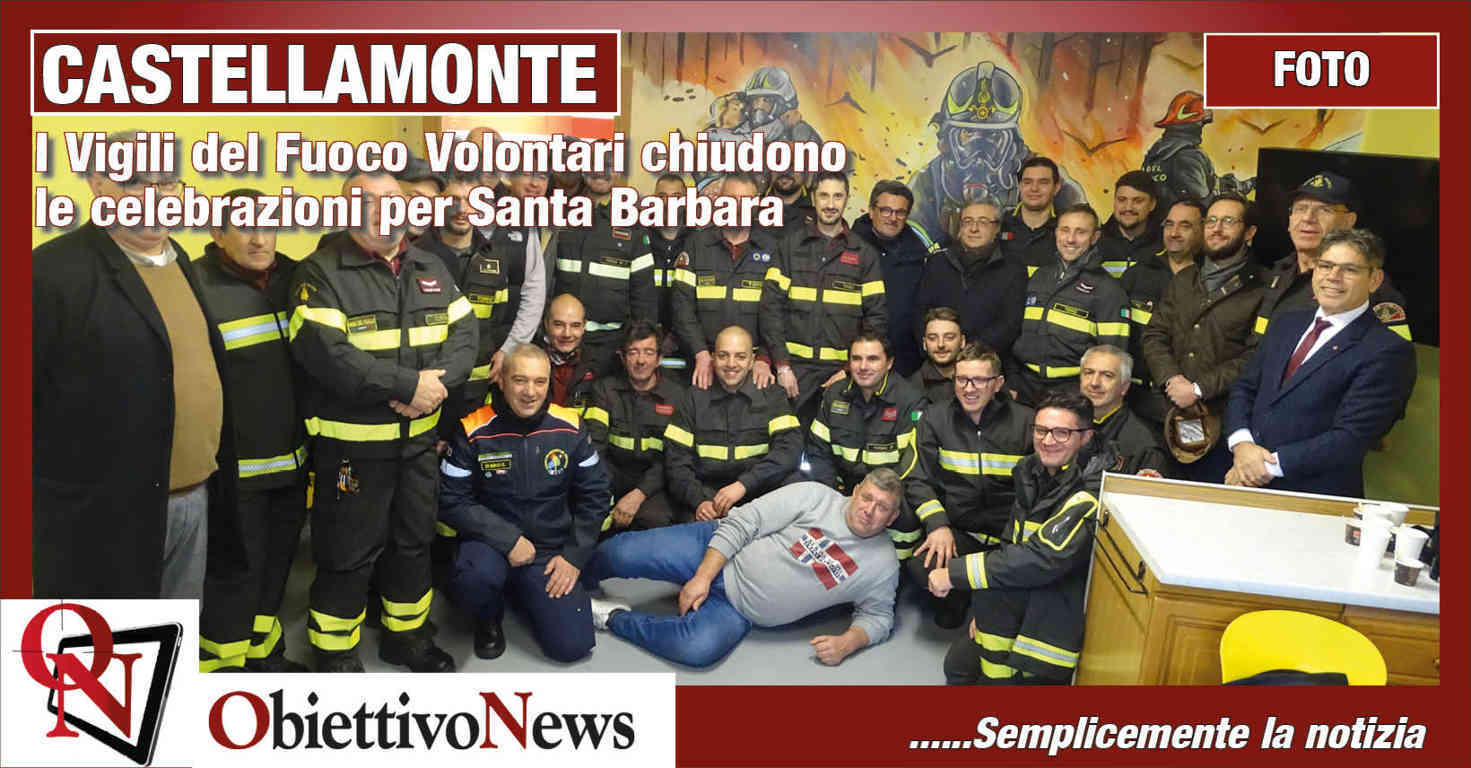 CASTELLAMONTE – I Vigili del Fuoco Volontari chiudono le celebrazioni ...